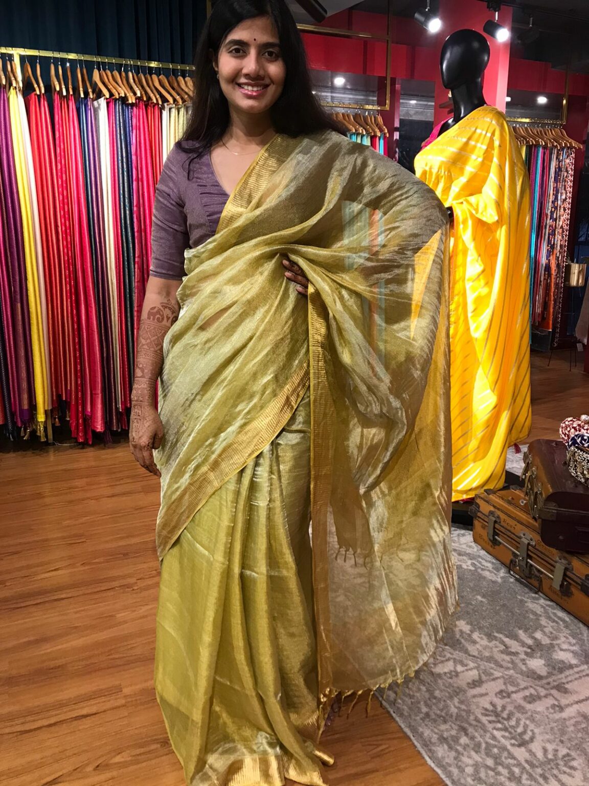 Tissue Silk Saree | Buy Tissue Sarees Online at Lowest Prices
