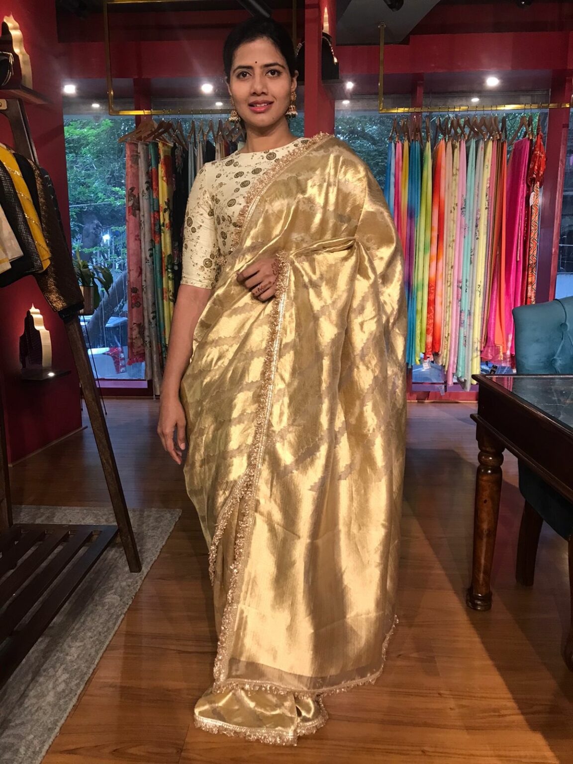 Tissue Silk Saree | Buy Tissue Sarees Online at Lowest Prices