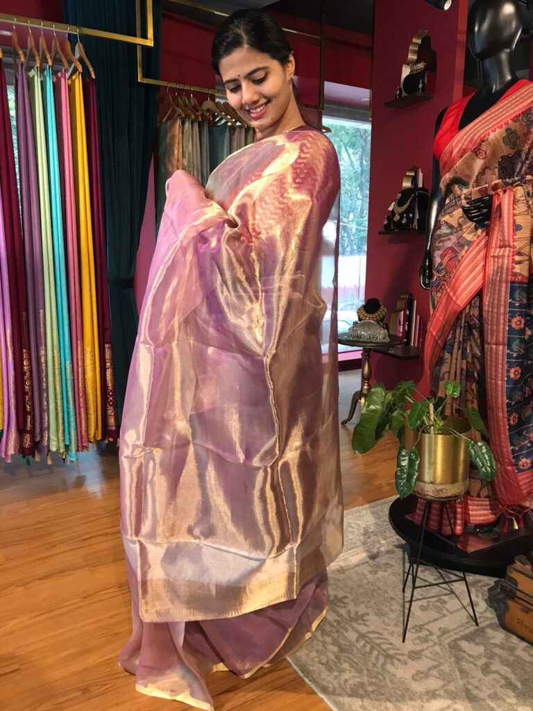 Tissue Silk Saree | Buy Tissue Sarees Online at Lowest Prices