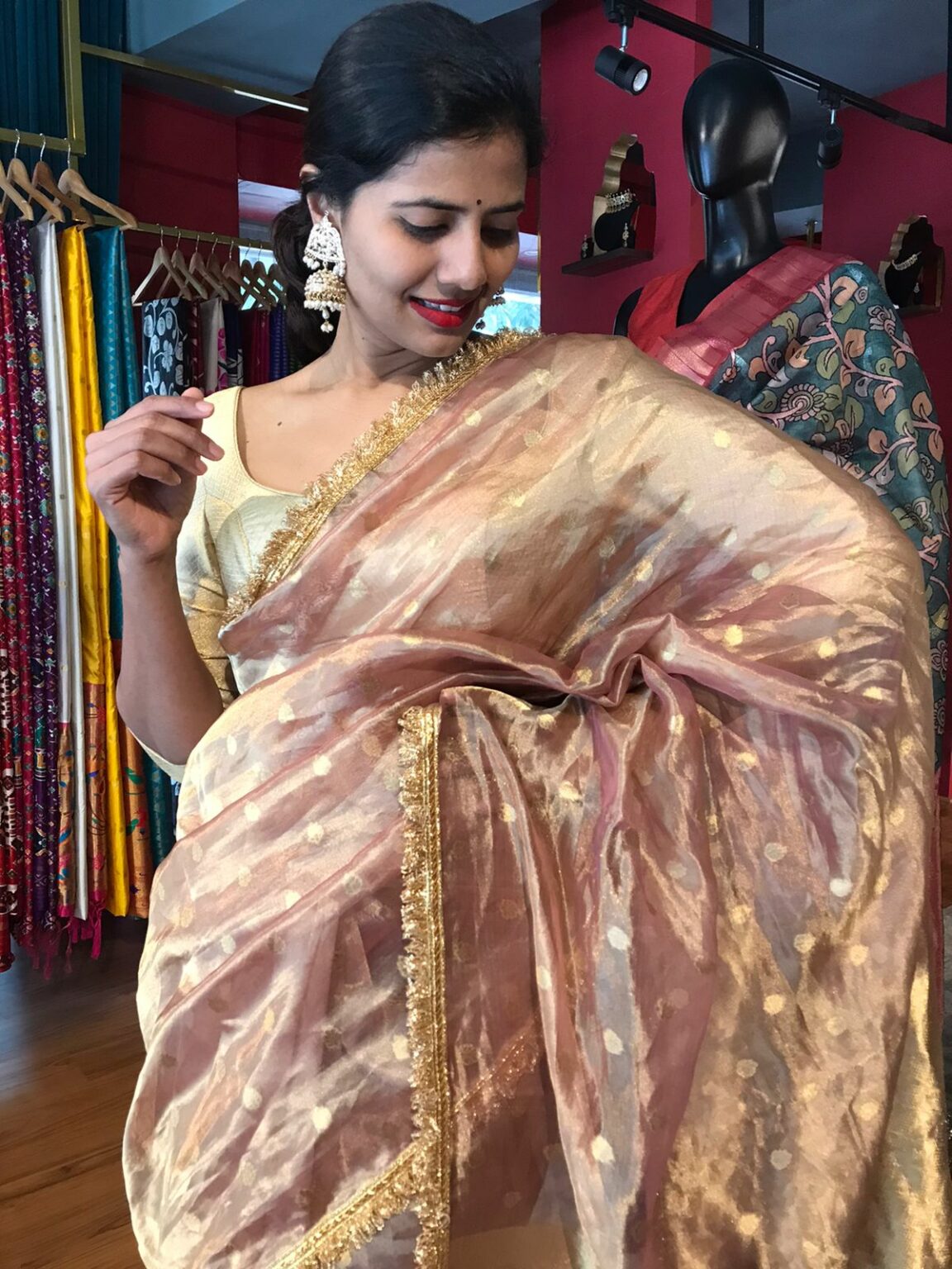 Tissue Silk Saree | Buy Tissue Sarees Online at Lowest Prices